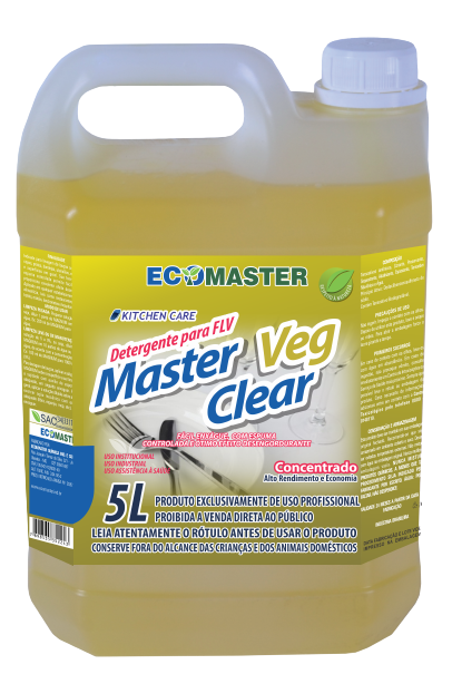 MASTER VEG CLEAR 5L ECOMASTER - Provale Professional