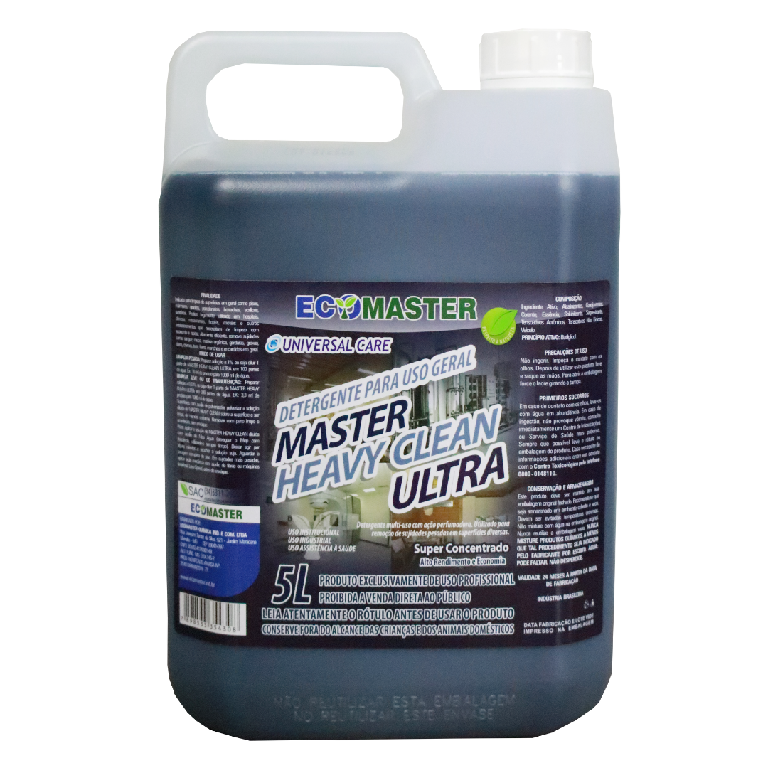 MASTER HEAVY CLEAN ULTRA 5L ECOMASTER - Provale Professional