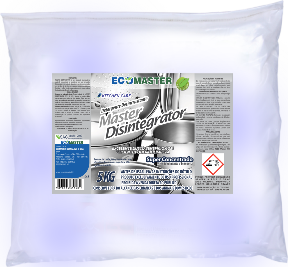 MASTER DESINTEGRATOR 5KG ECOMASTER - Provale Professional