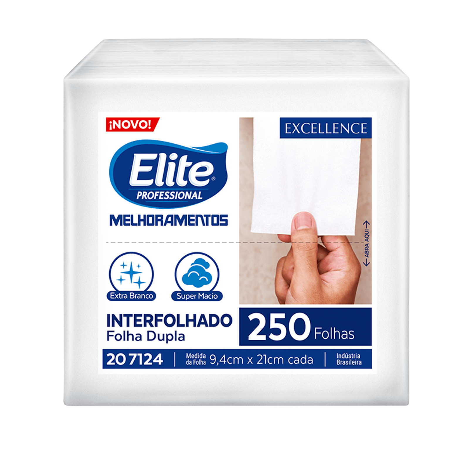 7124 PAPEL HIG. INTERFOLHADO ELITE FOLHA DUPLA 48X250 ELITE - Provale ...